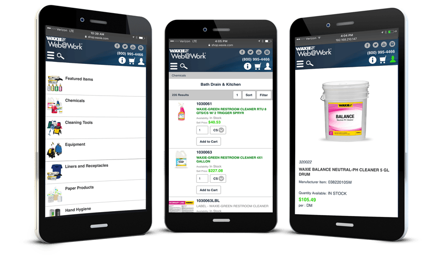 Capabilities | WAXIE Sanitary Supply