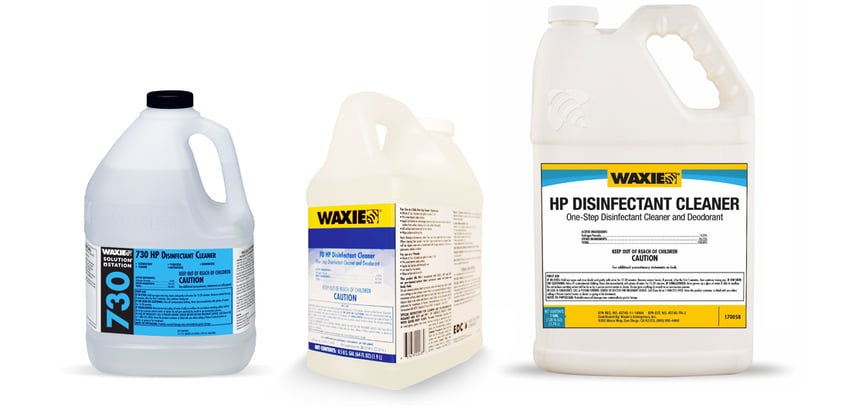 WAXIE HP Surface Disinfectants Overview
