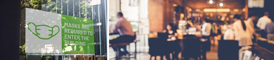 Re-Entry Signage | WAXIE Sanitary Supply