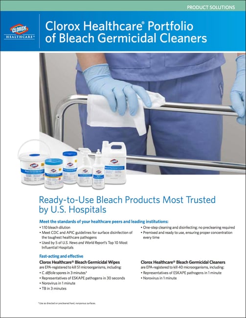 Clorox Product Brochures and Informative Literature | WAXIE Sanitary Supply